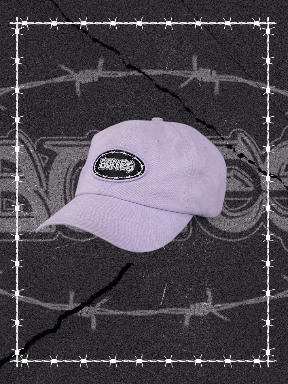 Bones Dad Hat - Lilac – Billy Bones Club
